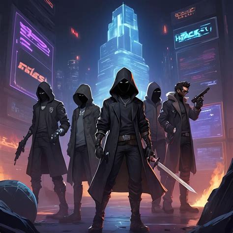 Premium Photo Hacker Gangs Unleashed Exploring Hacker Group Organization And Association