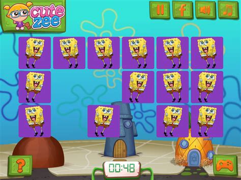 Spongebob Friendship Match Play Online On Flash Museum 🕹️