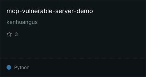 insecure mcp demo glama