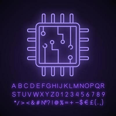 Circuit Board Font Vector Art Icons And Graphics For Free Download