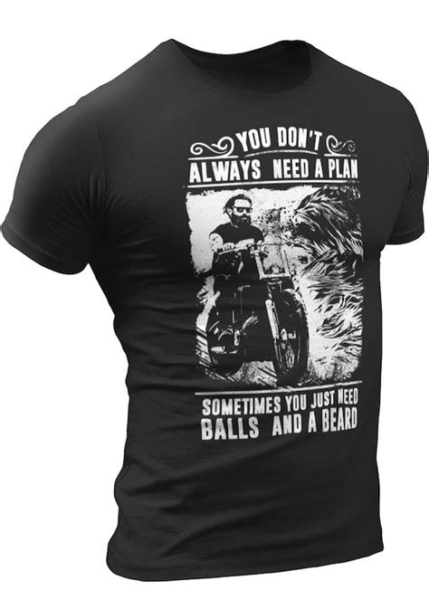 Bikers Motorcycle T Shirt Funny Mens Vintage Classic Tshirt Etsy