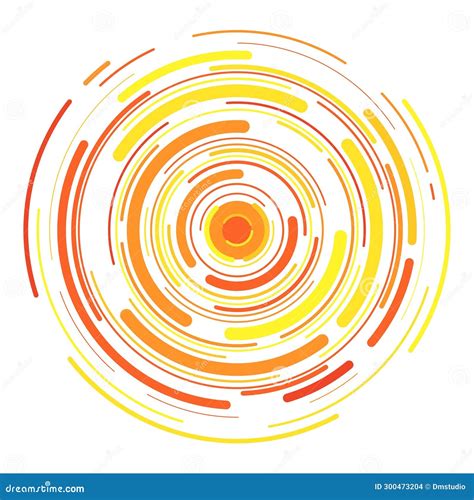 Vector Abstract Concentric Ripple Circles Stock Vector Illustration Of Abstractionism Frame