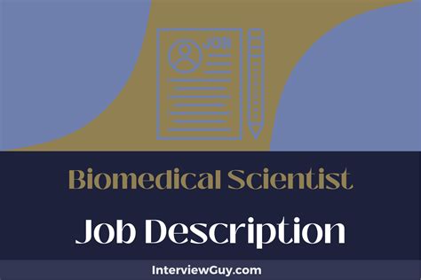 Biomedical Scientist Job Description [updated For 2025]