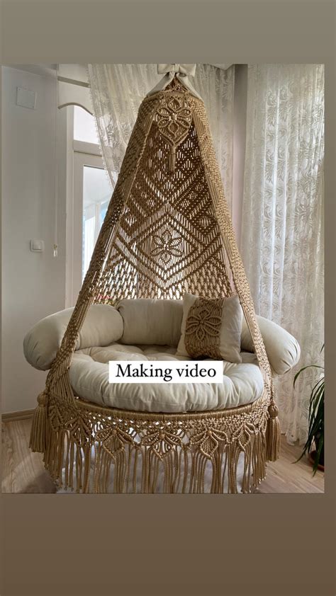 PATTERN Macrame Swing DIY Instant LINK Step By Step Etsy