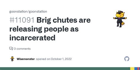 Brig Chutes Are Releasing People As Incarcerated · Issue 11091