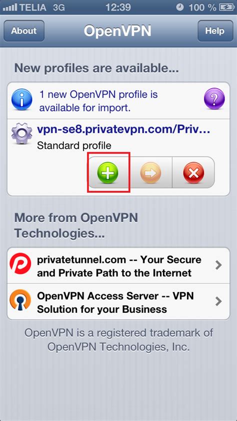 privatevpn openvpn connection on your ios device hostens