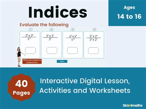 Indices Gcse Foundation Teaching Resources