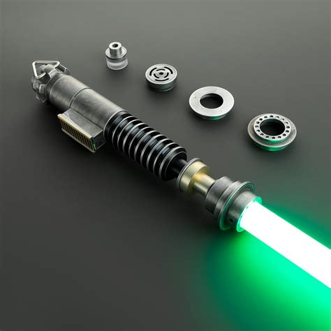 Luke V1 Weathered Lightsaber Rotj Green Blade Replica Ccsabers