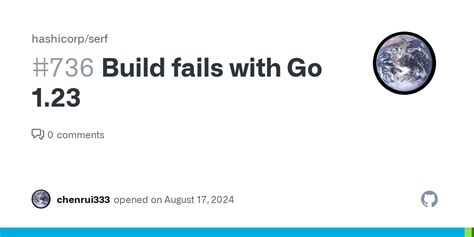Build Fails With Go Issue Hashicorp Serf GitHub