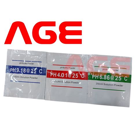 Ph Buffer Powder ผงบัฟเฟอร์ ผงคาริเบท สารทดสอบค่า Ph 401 Ph686 Ph 9