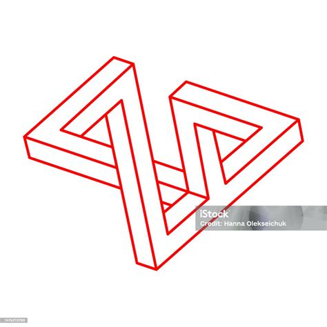 Impossible Shapes Optical Illusion Linear Infinite Objects Abstract Eternal Geometric Figures