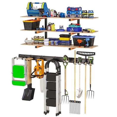 garage tool storage rack lumber storage racks 48 all metal garden