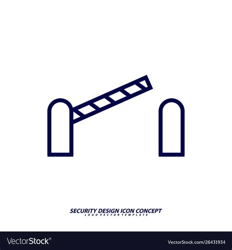 Security Icon Logo Design Protection Royalty Free Vector