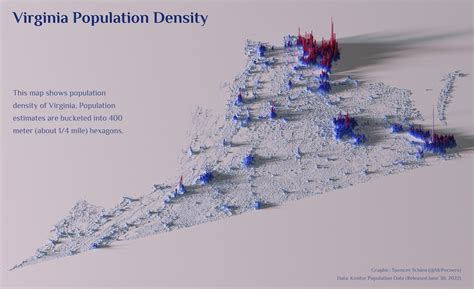 Boldly Contrasted Maps By Spencer Schien Visualize Population Density Data Colossal Visual