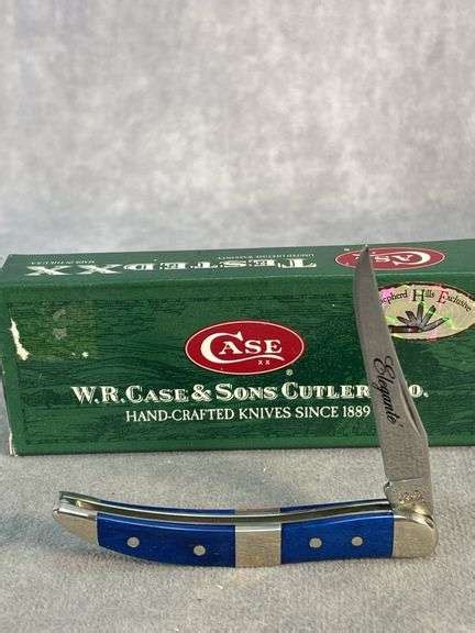 2006 Case Xx Tiny Toothpick Blue Elegante 610096 Ss Kaufman Realty