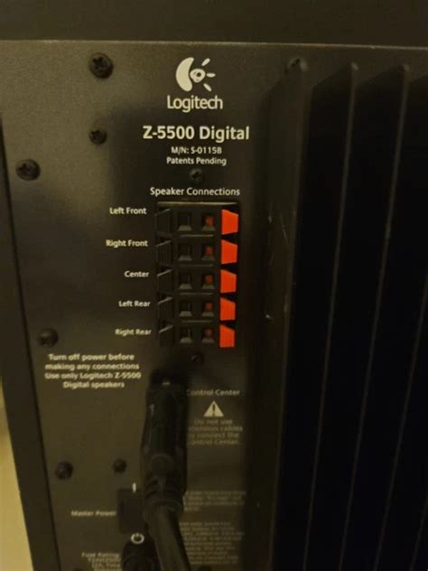 Logitech Z5500 Digital Subwoofer And Control Pod £99 99 Picclick Uk