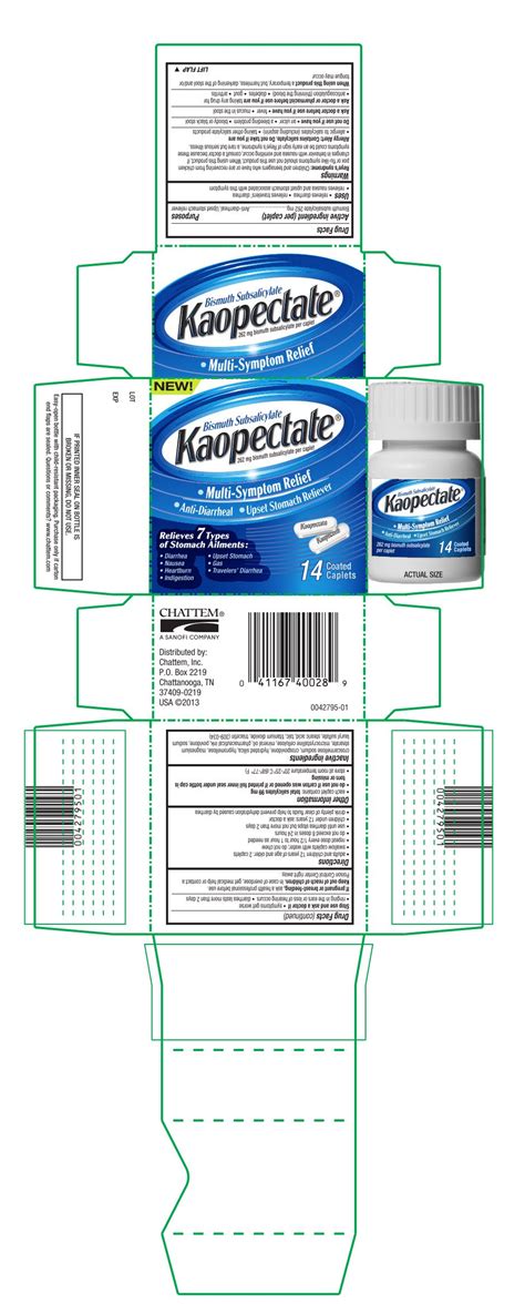 Kaopectate Tablet Chattem Inc