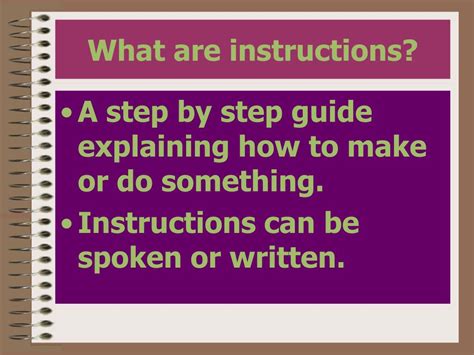ppt instructions powerpoint presentation free download id 690399