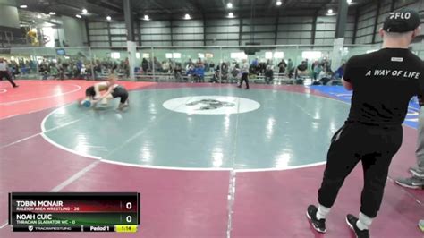 138 Lbs Round 3 4 Team Tobin Mcnair Raleigh Area Wrestling Vs Noah Cuic Thracian Gladiator Wc