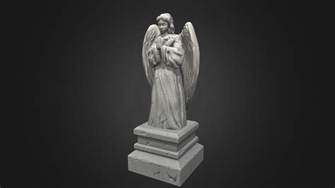 Stylized Angel Statue 3d Model By Andy Vu Andyvu 8051f73 Sketchfab