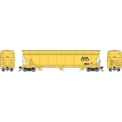Ho Acf 4600 3 Bay Center Flow Hopper Vtr 6006 Model Train Athearn