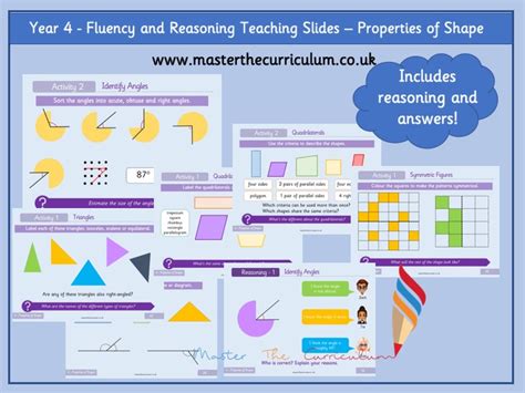 Year 4 Geometry Properties Of Shape Fluency Teaching Slides White Rose Style Teaching