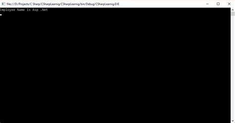 Learn Asp Dot Net Programming Class In C