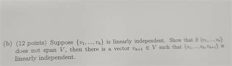 Solved Let V Be A Vector Space A Points Suppose Chegg Com