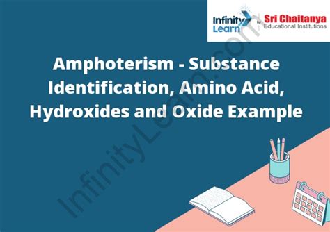 Amphoterism Substance Identification Amino Acid Hydroxides And Oxide Example Infinity