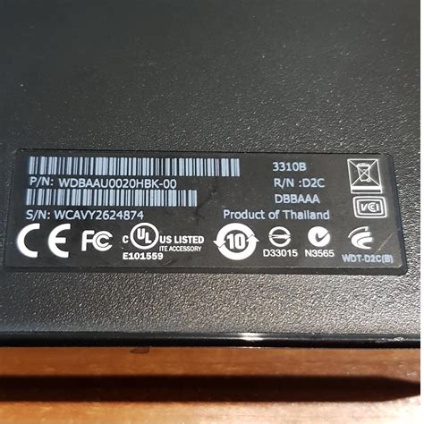 TB WD Elements Desktop Hard Drive USB Series WDBAAU HBK Computers Tech Parts