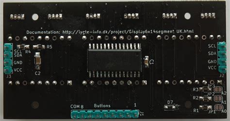 Display Ht16k33 6 Digit 14 Segments 0 54 Inch