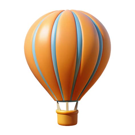 Serene Unparalleled Minimal Silhouette Of A Hot Air Balloon Clean Lines Flat Color With