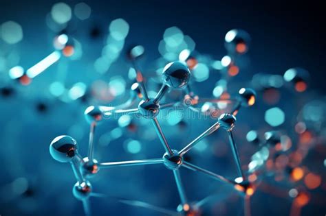 Science Molecular Structure Background With Atom Molecule Medical Concept Stock Illustration