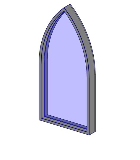 Pointed Window 3d Model Cgtrader