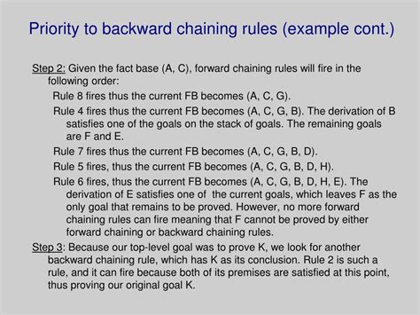 Ppt Backward Chaining Powerpoint Presentation Free Download Id2883393
