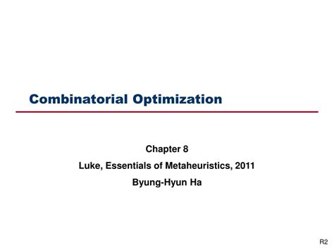 ppt combinatorial optimization powerpoint presentation free download