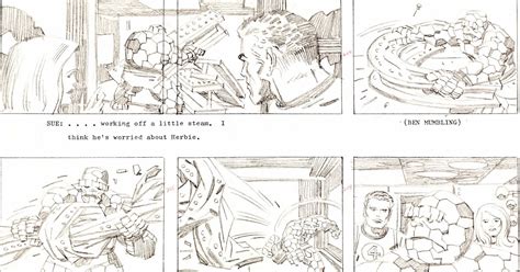 Jack Kirby Storyboards For Animated Fantastic Four Series