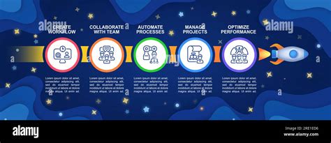 Productivity Infographic Chart Design Template Stock Vector Image And Art
