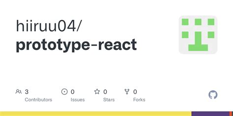 GitHub Hiiruu Prototype React