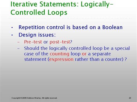 Chapter 8 Topics Introduction Selection Statements Iterative Statements