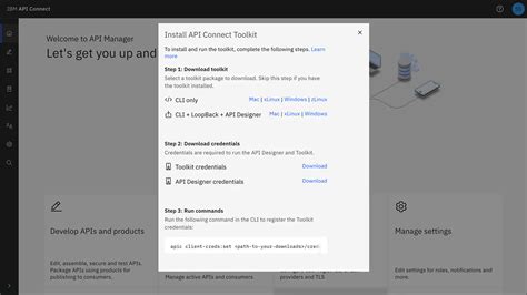 개발자 툴킷 Ibm Api Connect