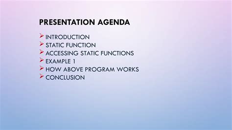 Static Function In C For Engineers Ppt Pptx