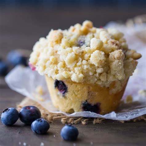 Blueberry Muffins With Streusel Topping Leenees Sweetest
