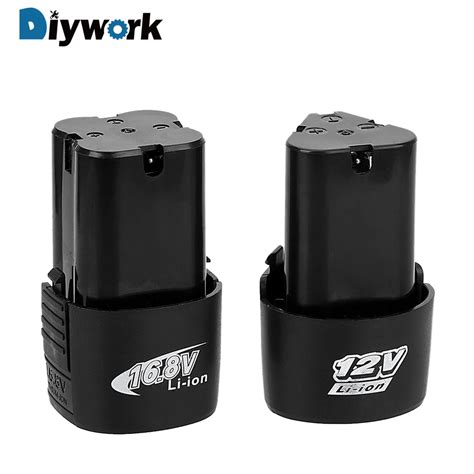 Diywork Electric Drill Battery Socket 16 8v 12v Lithium Battery For