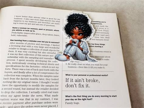 Chibi Girl With Coffee Magnetic Bookmark Etsy Magnetic Bookmarks