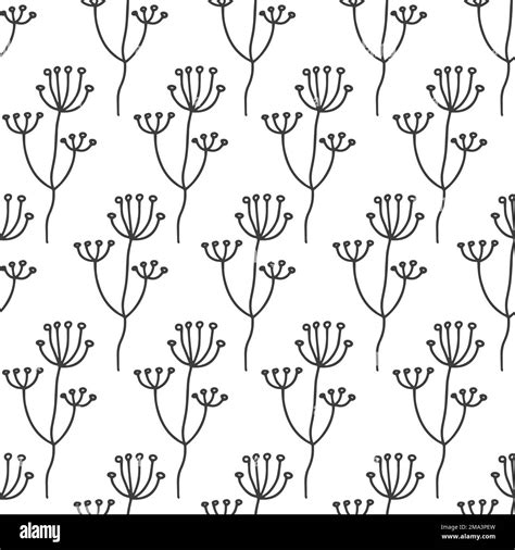 Abstract Vector Seamless Pattern Black Dots Texture Background Stock