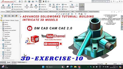 Advanced SolidWorks Tutorial Building Intricate D Models YouTube