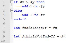 Text Editor Explicitly Say Which Conditions To Fold Notepad Stack Overflow