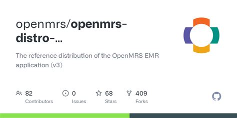 Github Openmrsopenmrs Distro Referenceapplication The Reference