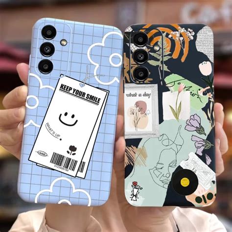 Casing Penutup Bergambar Baru Untuk Samsung Galaxy A G Casing Ponsel Silikon Lembut